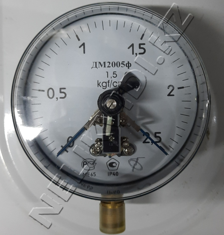 Манометр электроконтактный ДМ2005ф 0-2,5 kgf/cm2 купить